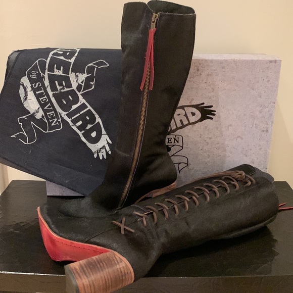 Freebird by Steven | Shoes | Freebird By Steven Joaquin Boots In Black ...